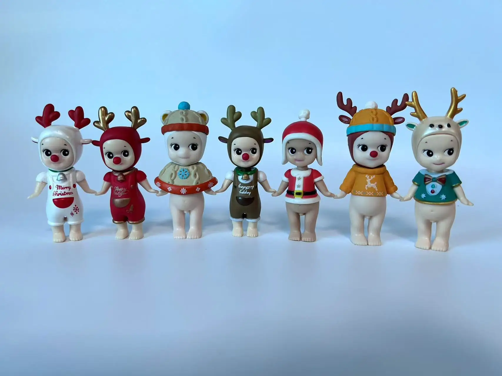 Conjunto de 7 piezas New Smiski Hippers Sonny Angel Deer Baby Christmas ...