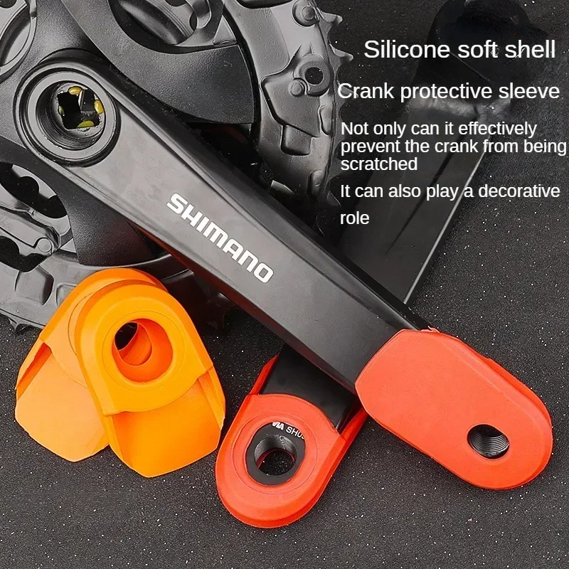 1Pair-Bicycle-Crank-Protector-Carbon-Crankset-Silicone-Gel-Cover ...
