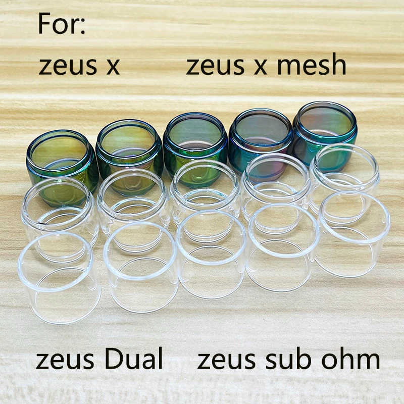 10PCS-3PCS-Replacement-Normal-color-bubble-Glass-Glass-Tube-For-Zeus-X ...