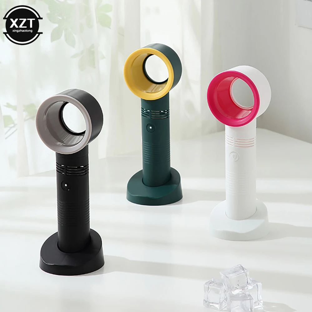 Portable-Bladeless-Fan-Cordless-Handheld-USB-Rechargeable-Cooling-Fan ...