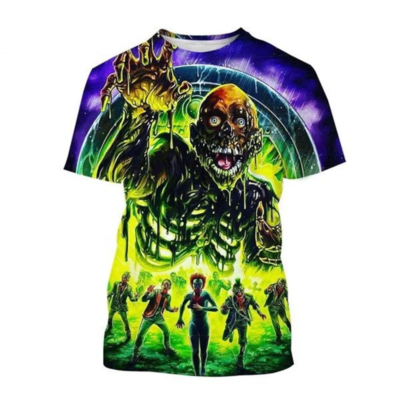 Summer-Hot-Sale-New-Return-Of-The-Living-Dead-3D-Printed-T-Shirt-Horror ...