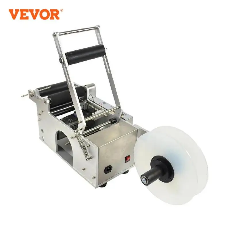VEVOR-LT-50S-Manual-Round-Bottle-Labeling-Machine-Adjustable-Semi ...