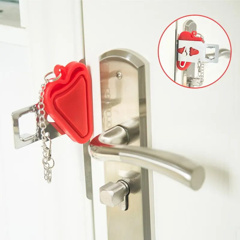 Security-Portable-Door-Lock-Latch-No-Drill-Manual-Hotel-Room-Devices ...