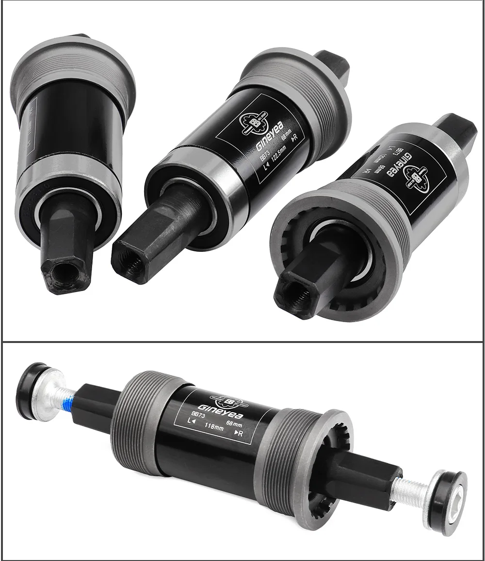 Gineyea BB73-68 113mm Mountain Bike Square Hole Integrated Sealed Bottom Bracket – Imam Cycle Store