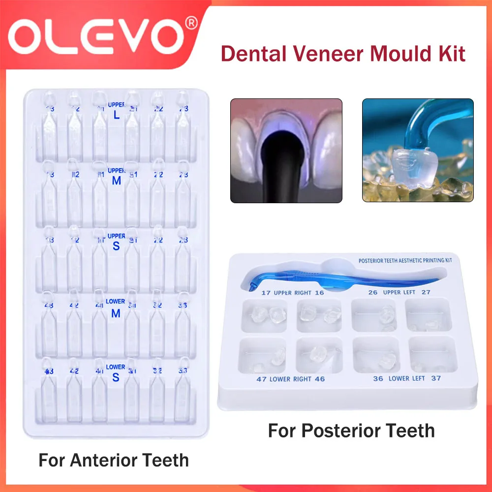 OLEVO-Dental-Veneer-Kit-Anterior-Front-Teeth-Partner-Posterior-Teeth ...