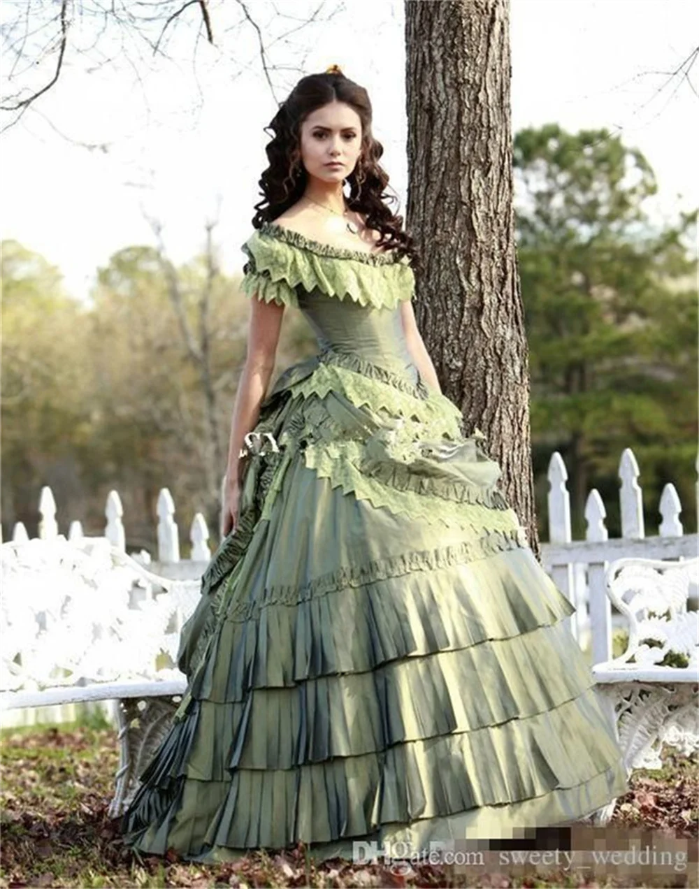 Katherine-Pierce-Cosplay-Costume-18th-Century-French-Rococo-Colonial ...