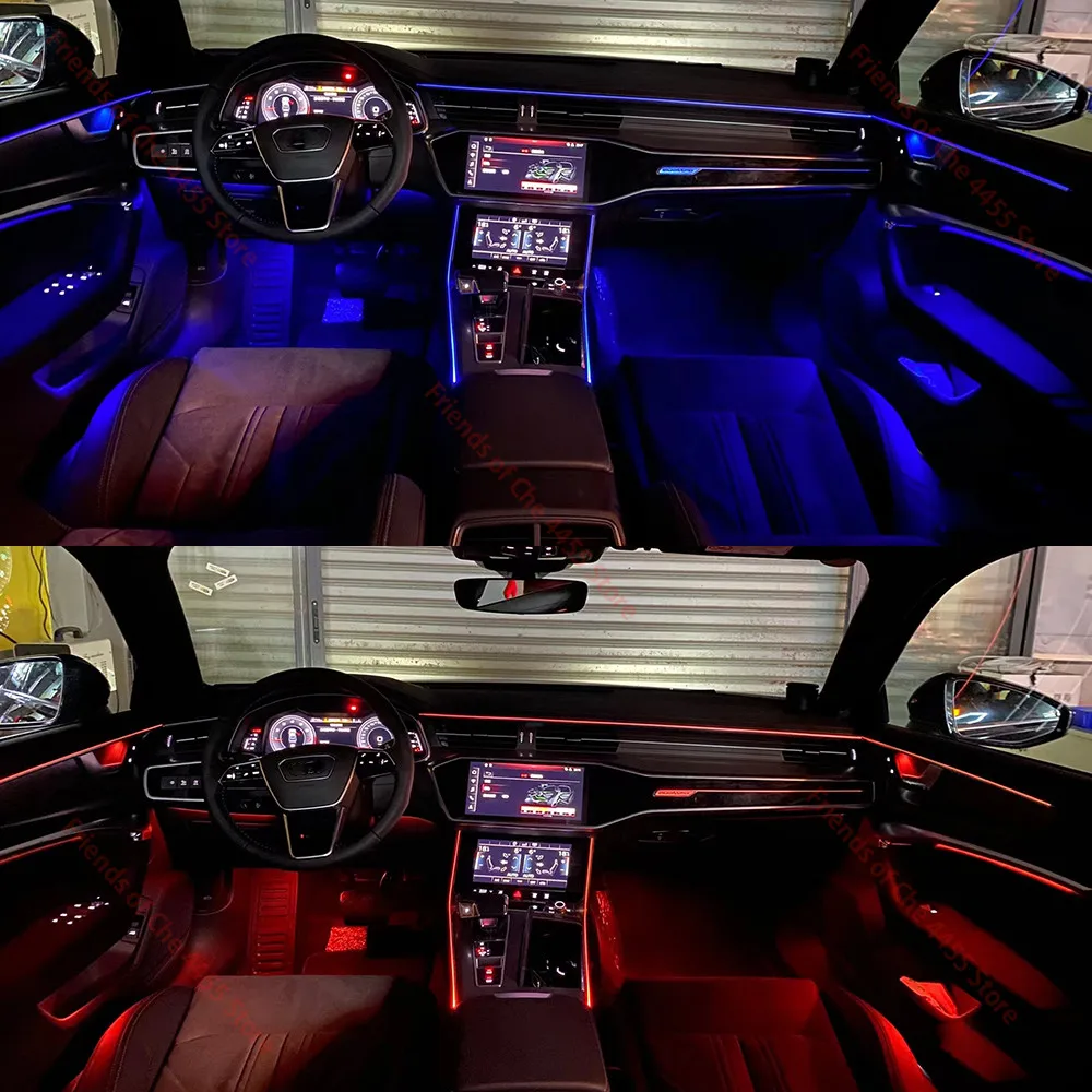 MMI Control LED Interior Atmosphere Lamp For Audi A6 A7 C8 2019-2022 ...