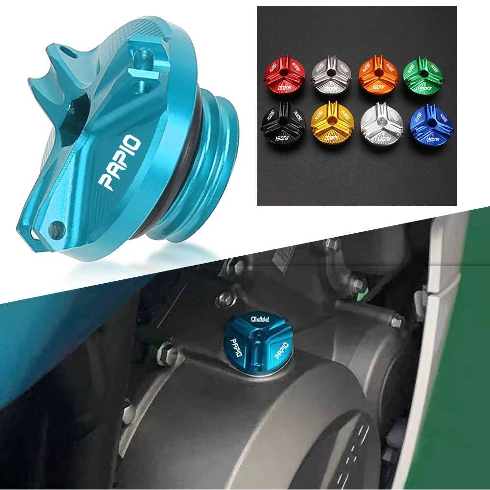 Motorcycle M19*2.5 Engine Oil Filler Cup Plug Cover Cap Screw For ...