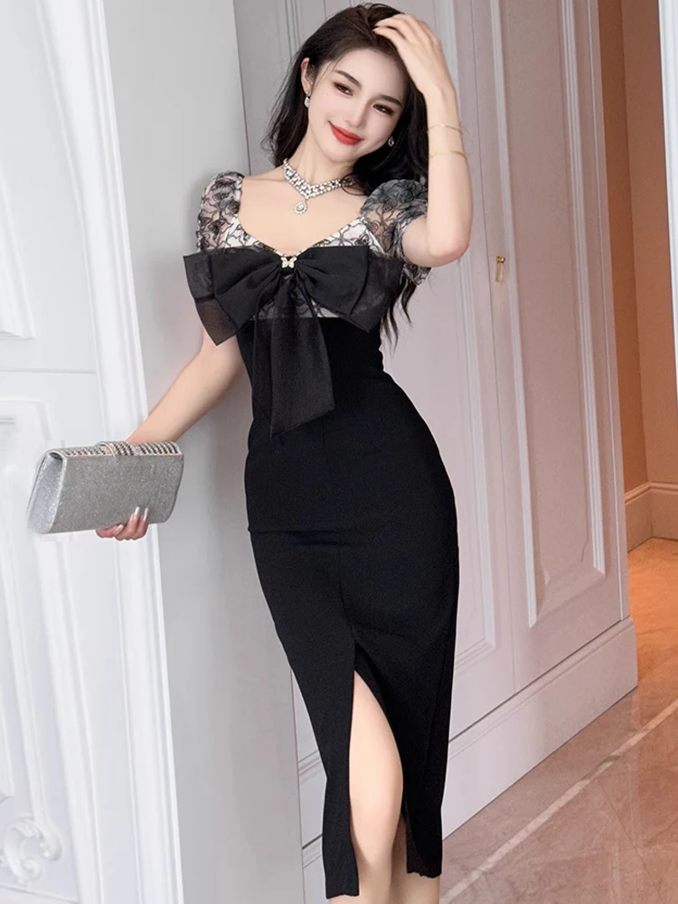 Summer-Evening-Princess-Dress-Women-Elegant-Ladies-Sheer-Chic-Sexy ...