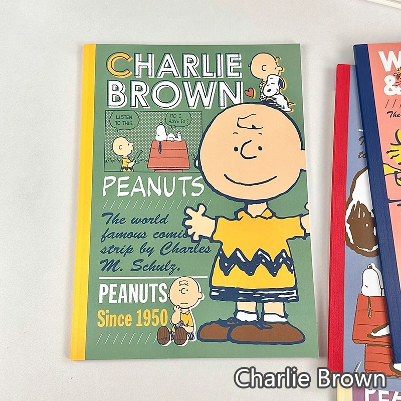 B5 Snoopy Charlie Brown Cuaderno de dibujos animados Bloc de notas ...