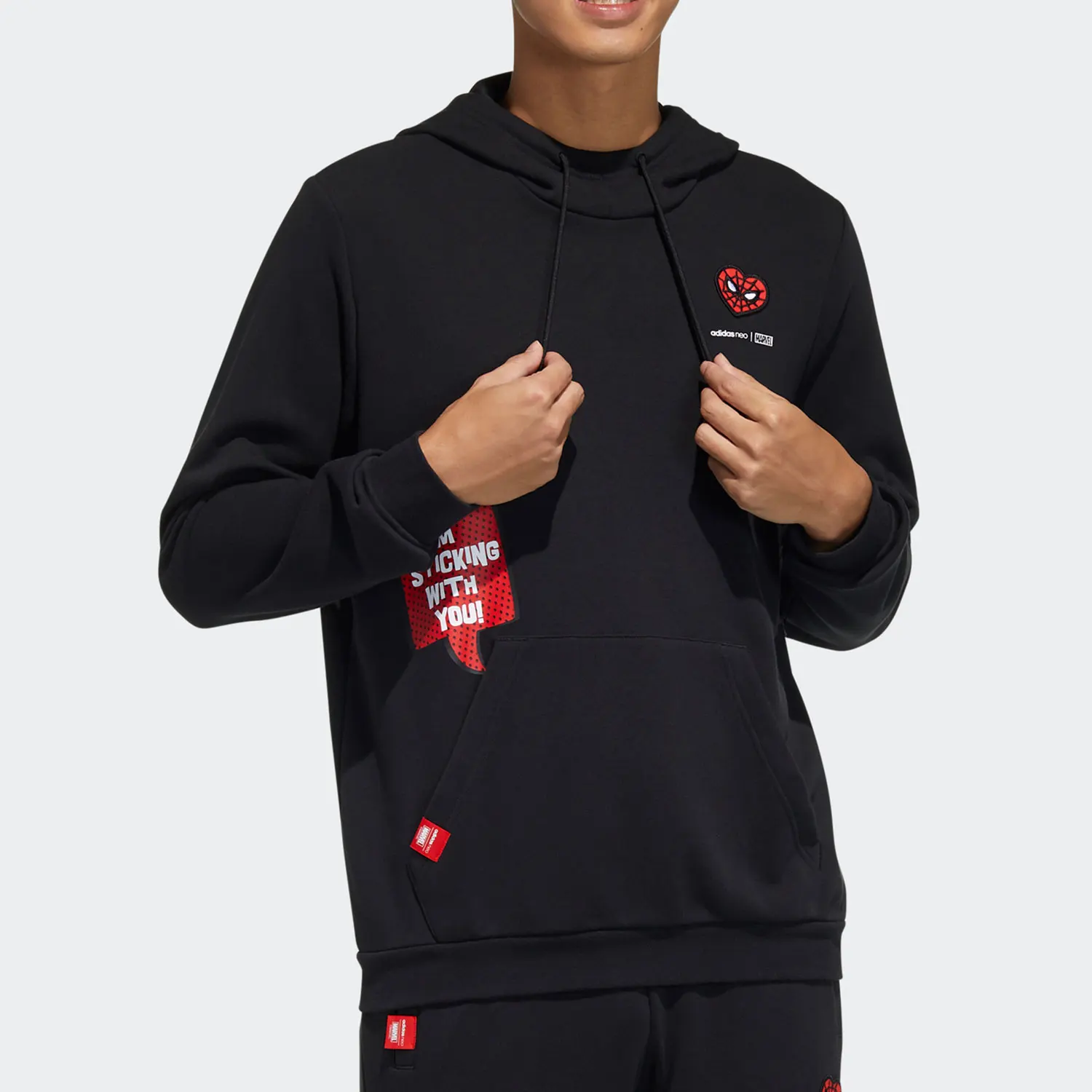 Adidas Genuine Neo Spider-Man Collaboration Valentine's Day Men's Sport ...