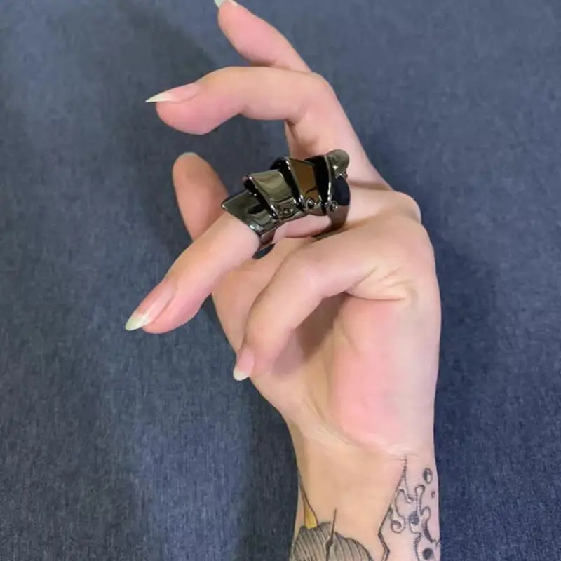 Anime Oosaki Nana Ring 코스프레 펑크 고딕 유니섹스 조인트 아머 너클 메탈 멀티 레이어 핑거 링 쥬얼리 선물 ...