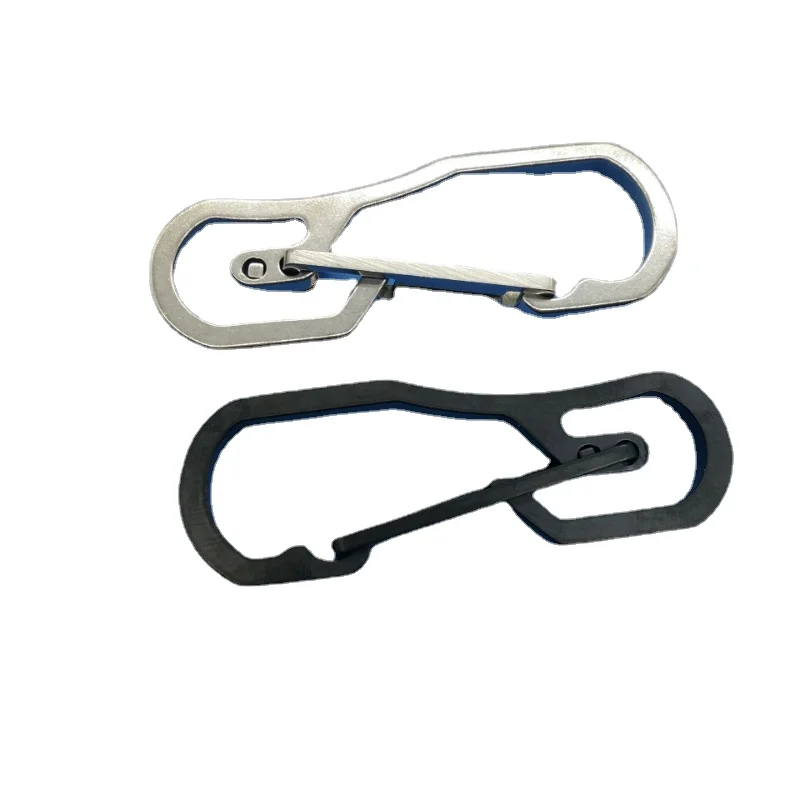 Titanium Carabiner Multi Tool | Titanium Key Chain Carabiner | Hook Key ...