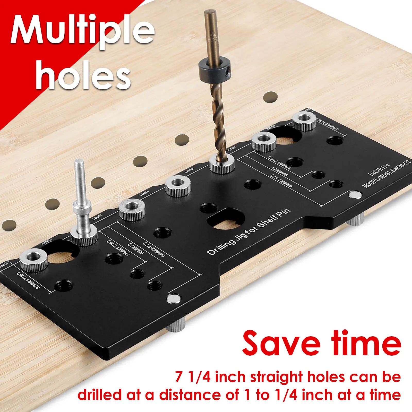 1-4-Inch-Aluminum-Alloy-Shelf-Pin-Jig-Drilling-Guide-Cabinet-Mounting ...