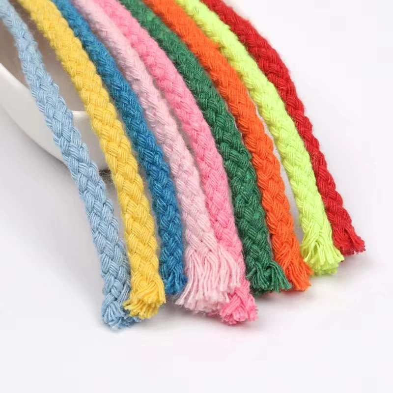 Ready Stock 5mm Macaronel Eight Strand Cotton Thread Braided ...