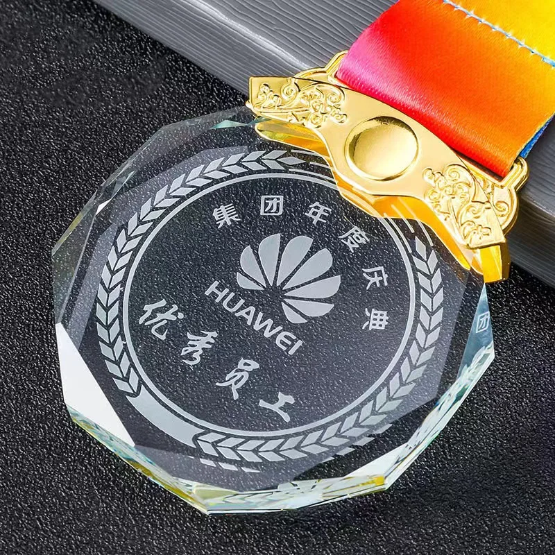 Crystal-Octagonal-Medal-Personalized-DIY-Glass-Awards-for-Dance-Sing ...