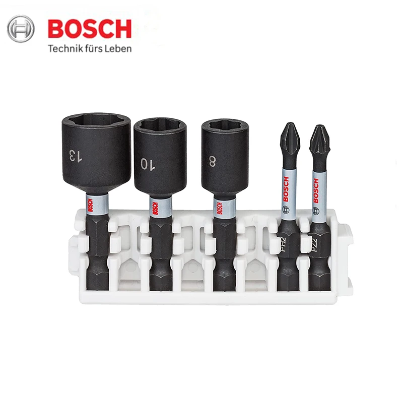 Bosch Professional Impact Control Bits 5pcs Screwdriver Bit and Socket ...