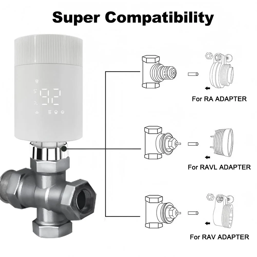 For Temperature Control Valve Adapter Connector TRV M30 1 5 Suitable ...