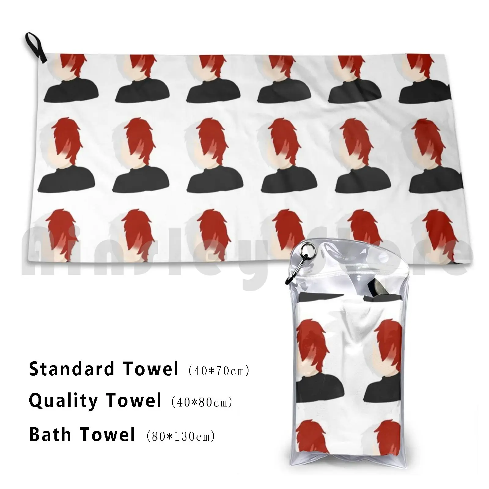 Todoroki-Icon-Custom-Towel-Bath-Towel-Shoto-Todoroki-Bnha-Anime ...