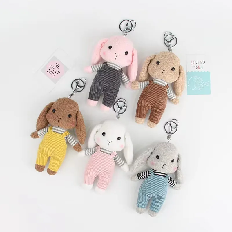 Kate Rabbit Plush Keychain Kawaii Animals Toy Pendant Car Keychain Cute ...