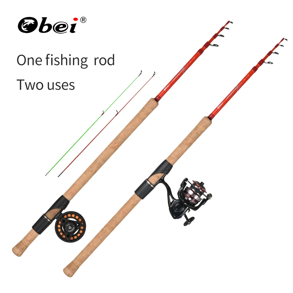 Fly Fishing Rod Ul Spinning Rod Ultra Light Telescopic Trout Rod High ...