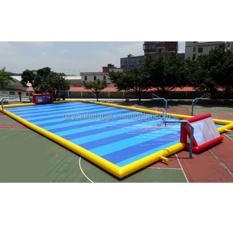 Customized Blow Up Inflatable Football Field Inflatable Soccer Field ...