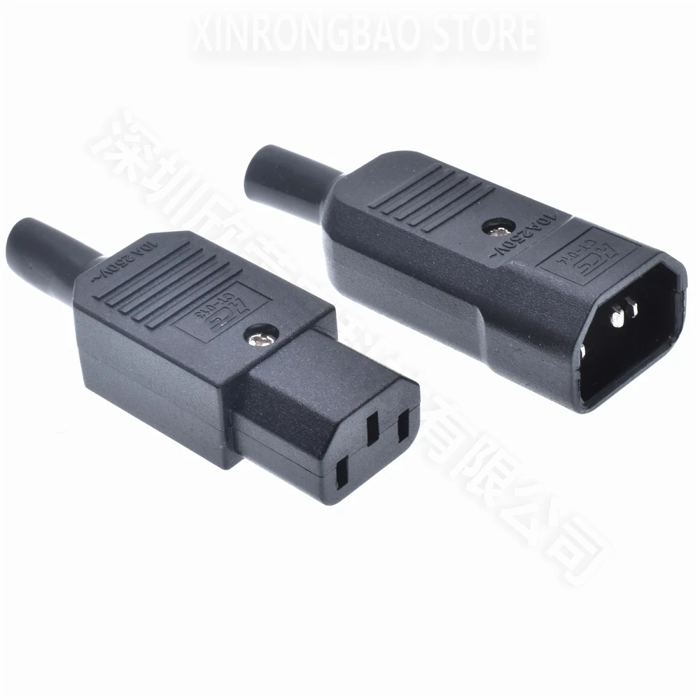 Conector-reto-c13-c14-10a-250v-de-alta-qualidade-da-tomada-do-cabo-do ...