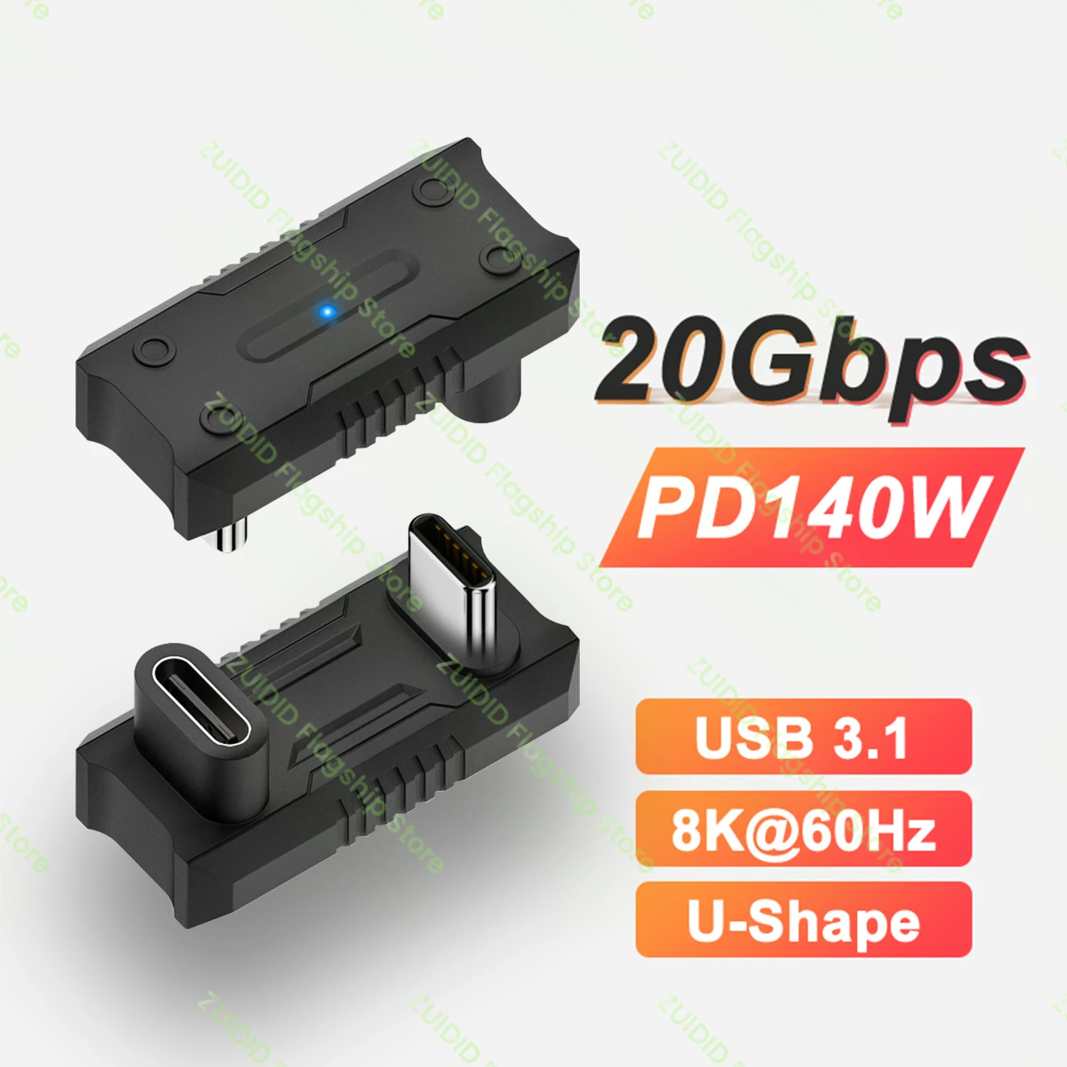 USB3.1 ThunderBolt3 20Gbps Data Adapter For ROG Ally 8K60Hz 140W USB C ...