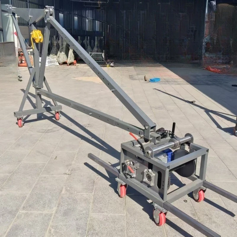Indoor and outdoor mobile straight arm, door and window glass hoist ...