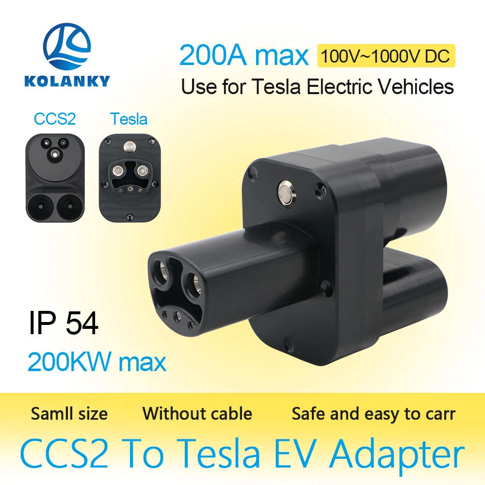 CCS2-To-Tesla-200A-With-AC-And-DC-For-Electric-Vehicle-Car-EV-Charger ...