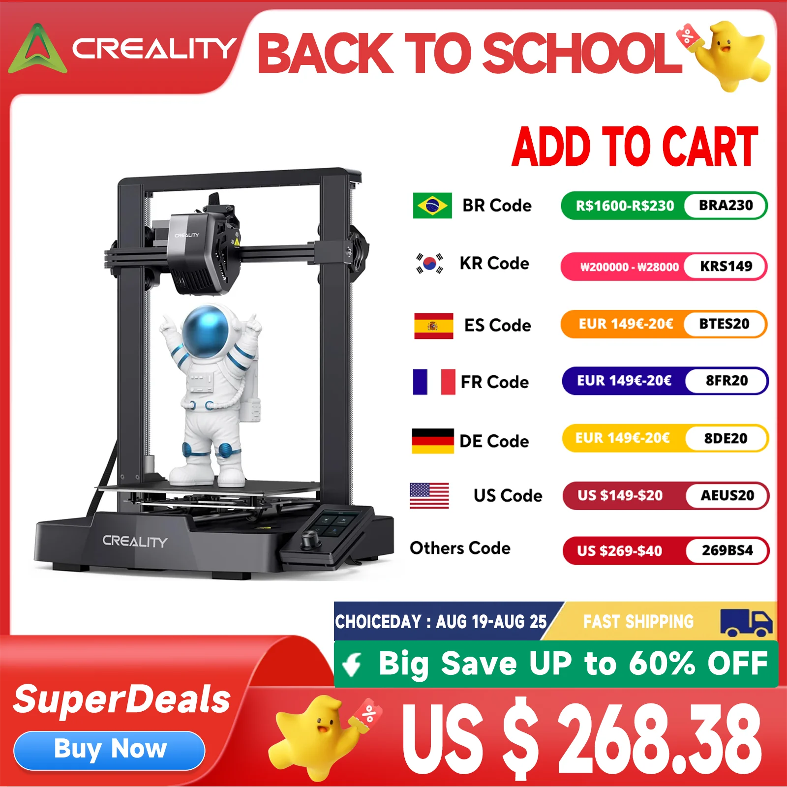 Creality-Ender-3-V3-SE-3D-Printer-Auto-Leveling-Auto-Filament-Transfer ...