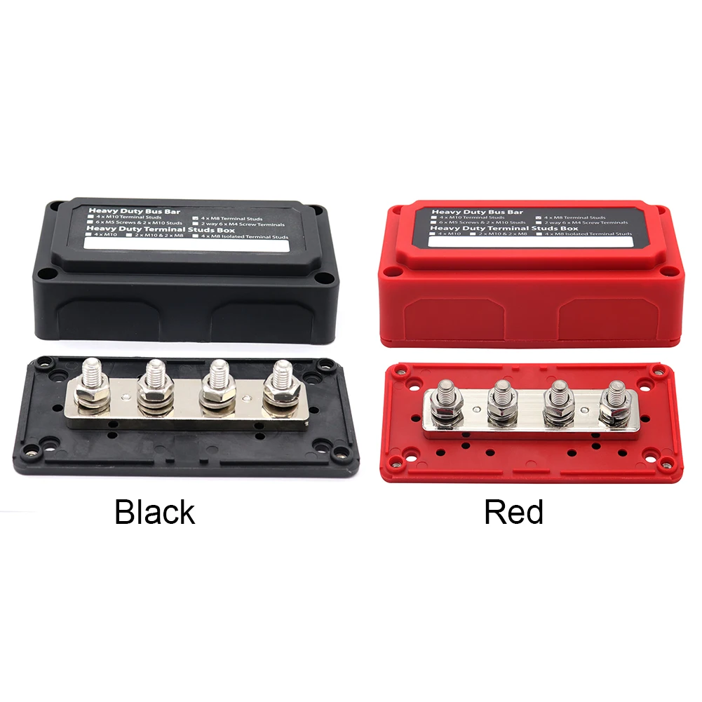 تسوق Bus Bar Box M8 4 Terminal Ways Bus Bar Box Board High Current ...