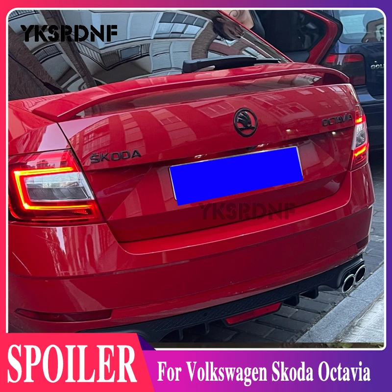 For Volkswagen Skoda Octavia 2014-2018 Abs Fiberglass Unpainted Color ...