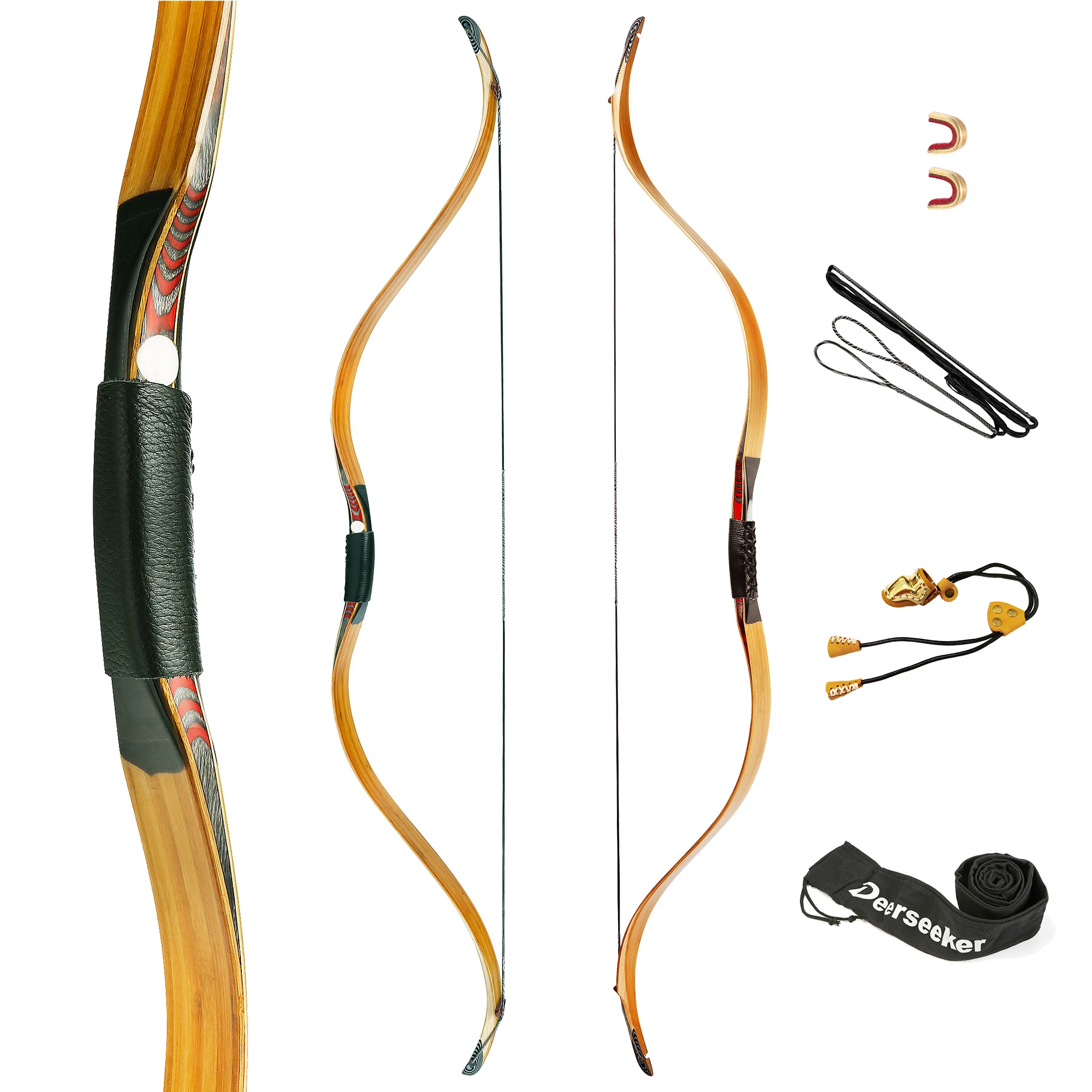 Deerseeker-Archery-52-Laminated-Horse-bow-Set-Recurve-Bow-Handcrafted ...