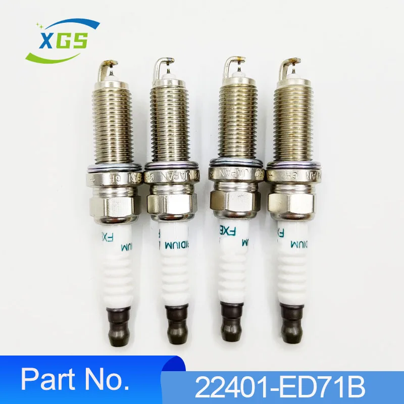 NEW-22401-ED71B-FXE20HE11-Platium-Iridium-Spark-Plug-For-Nissan-Juke ...