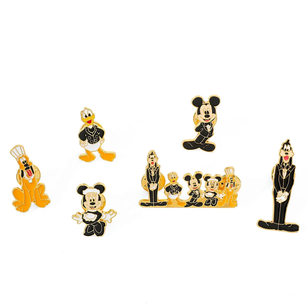 Cartoon-Idea-Mickey-Mouse-Mickey-Minnie-Metal-Badge-Donald-Duck-Goofy ...