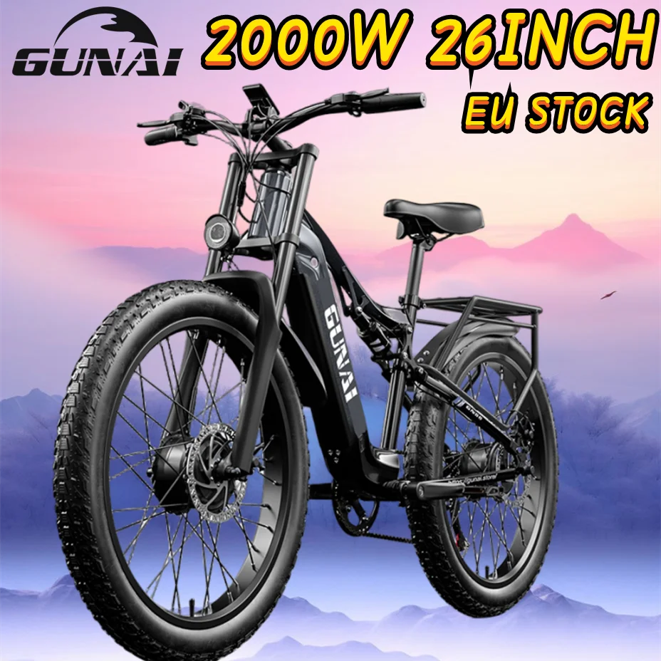 GUNAI-2000W-Electric-Ebike-Dual-Motor-26-3-0Inch-Fat-Tire-Adults ...