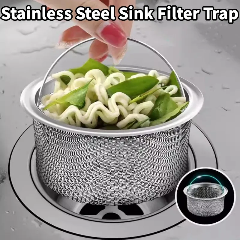 1Pc-Stainless-Steel-Sink-Filter-Trap-Bathtub-Hair-Catcher-Stopper ...
