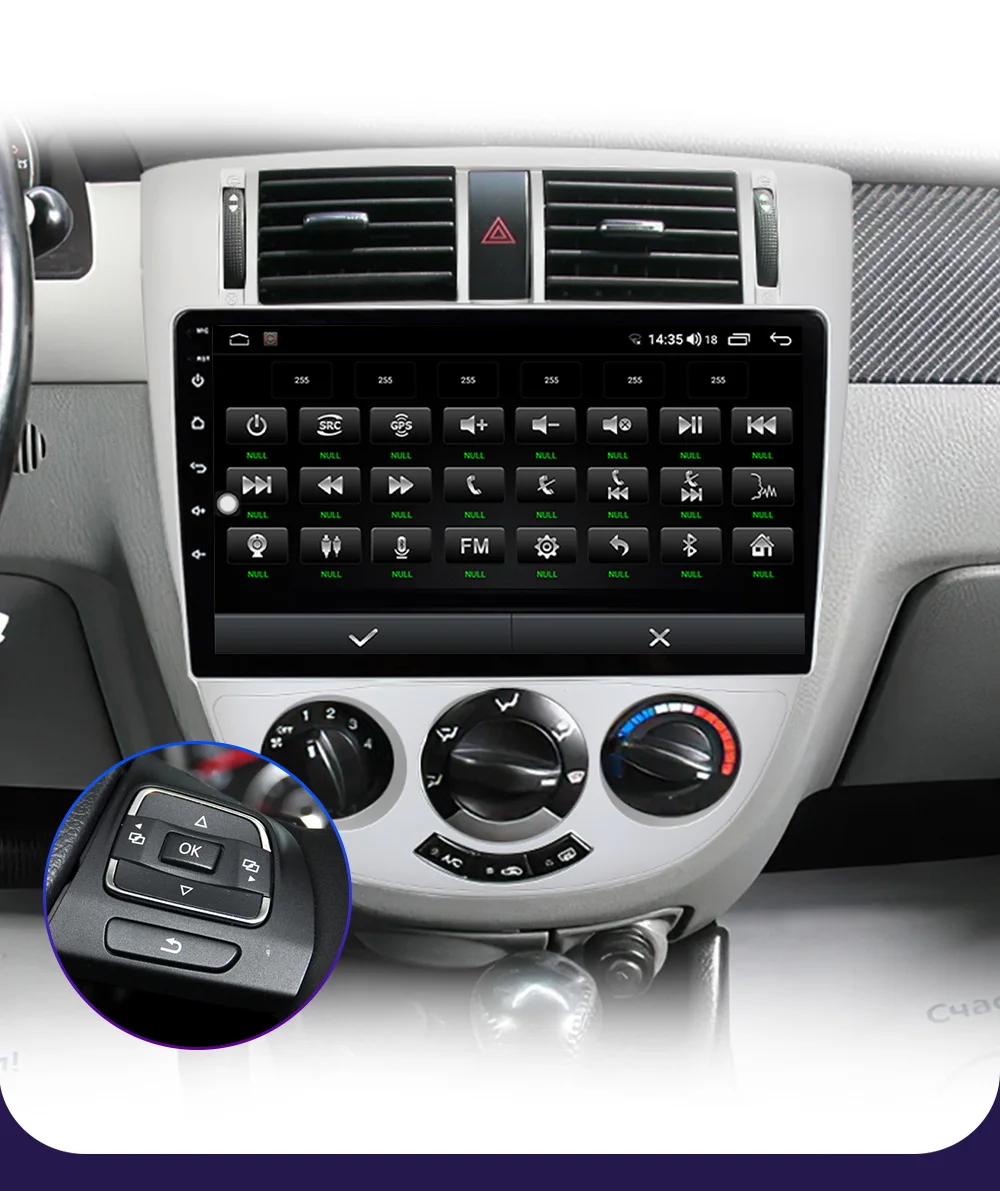 LEHX L6Pro 2 din Android 14 Автомобильный радиоприемник для Chevrolet ...