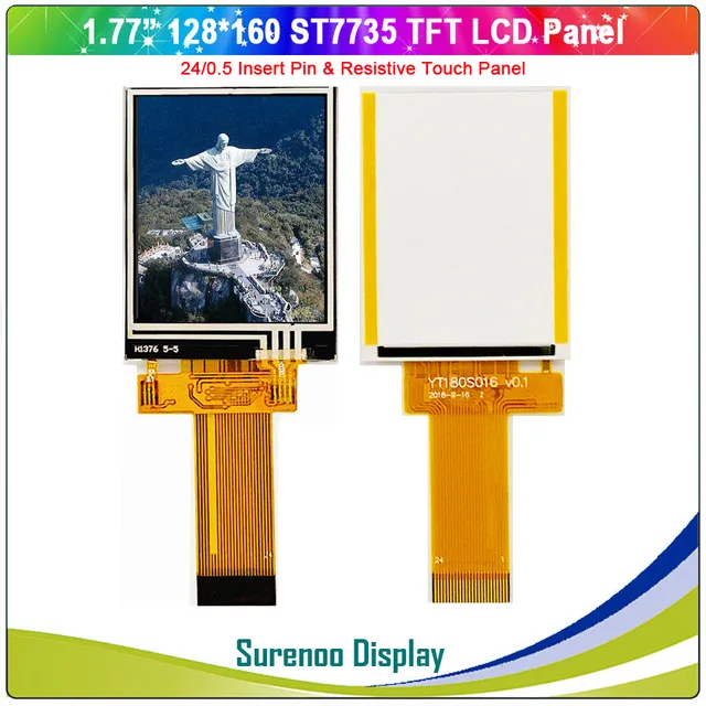 1.77 / 1.8" inch 128*160 Serial SPI / 8_Bit MCU TFT LCD Module Display ...