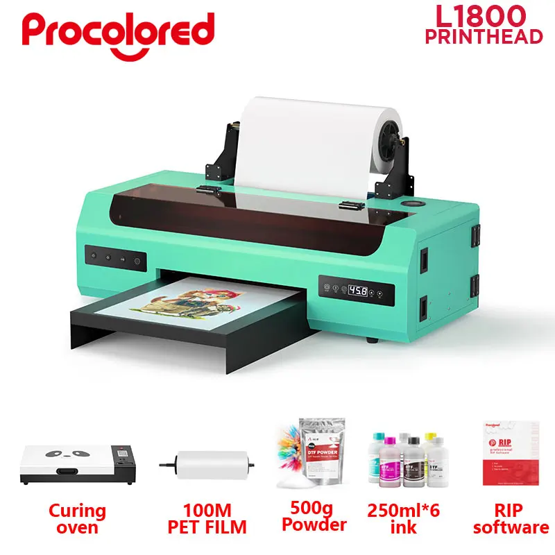 Procolored-DTF-Transfer-Printer-A3-L1800-DTF-Printer-T-Shirt-Printing-Machine-With-Curing-Oven ...