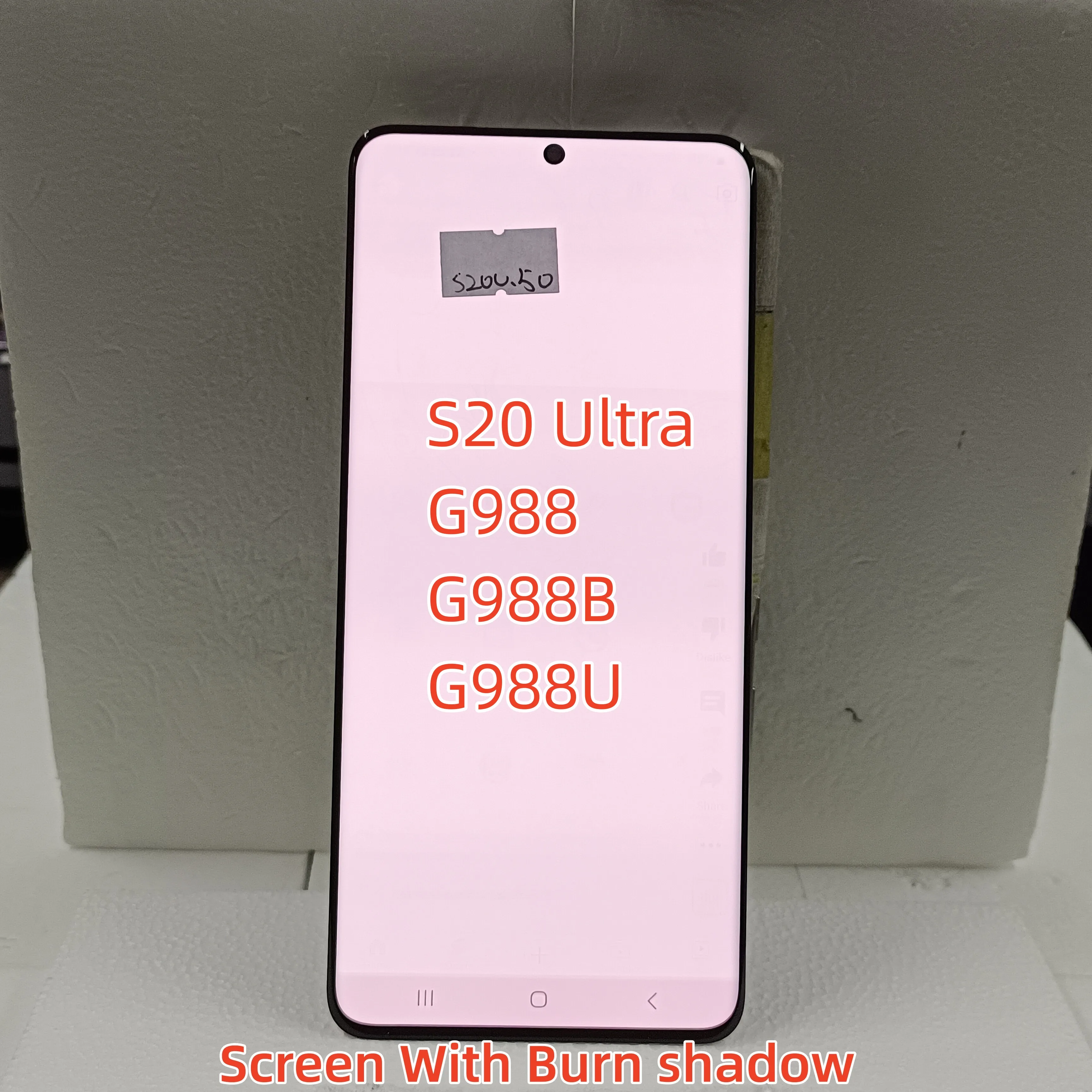 For-S20-Ultra-For-Samsung-6-9-S20U-G988-G988B-DS-LCD-Display-Touch ...