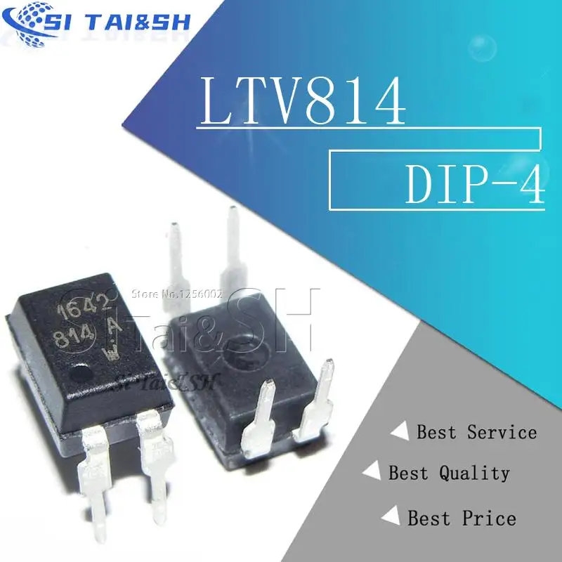 10pcs-LTV-814-DIP-4-LTV814-DIP-LTV-814A-compatible-optocoupler-PC814 ...