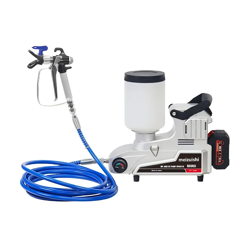 Multifunctional 300W Lithium Airless Paint Sprayer 2L Small Portable ...