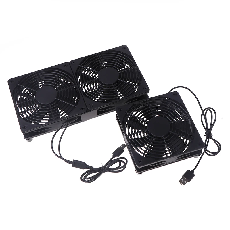 120Mm-5V-USB-Powered-PC-Router-Fans-Without-With-Switch-Cable-Single ...