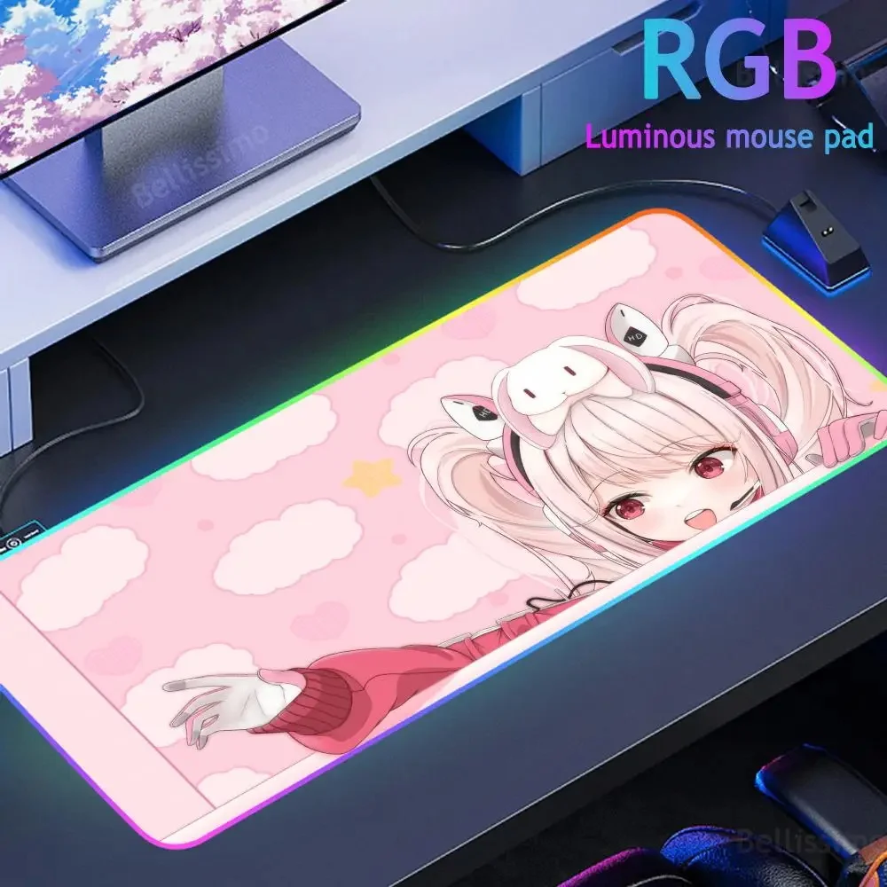 Fashion-N-nikke-the-G-goddess-of-V-victory-RGB-Mouse-Pad-LED-Large ...