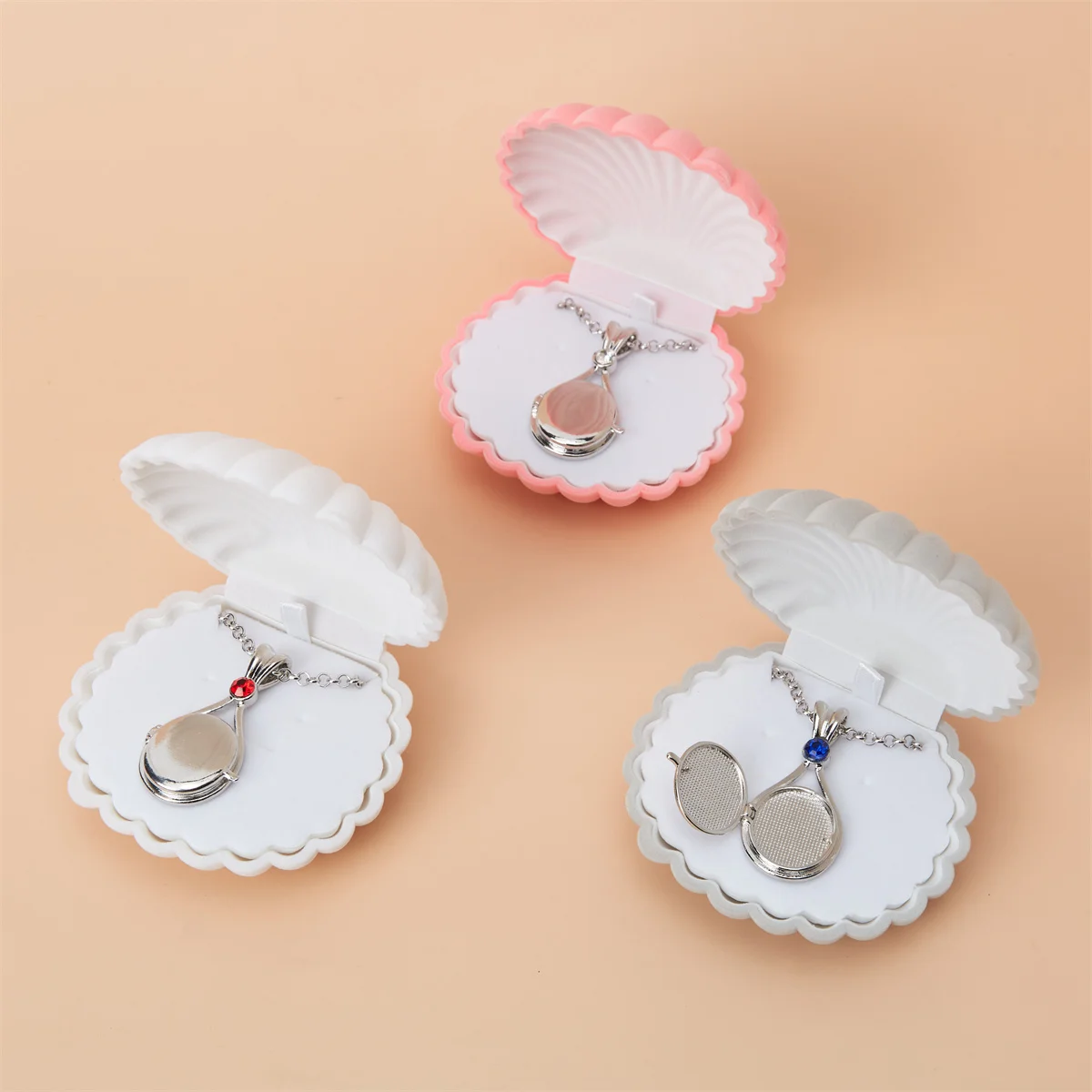 Collar-de-medall-n-H2o-de-agua-colgante-de-cobre-Chapado-en-plata-de ...