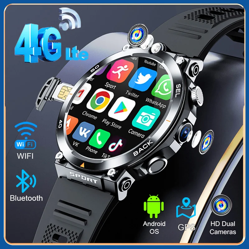 Reloj-inteligente-con-tarjeta-SIM-4G-para-hombre-dispositivo-con ...