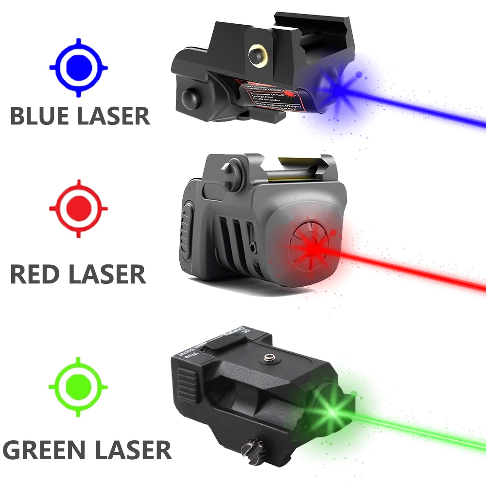USB-Rechargeable-Mini-Green-Red-Blue-Dot-Laser-Pointer-Sight-Pistol ...