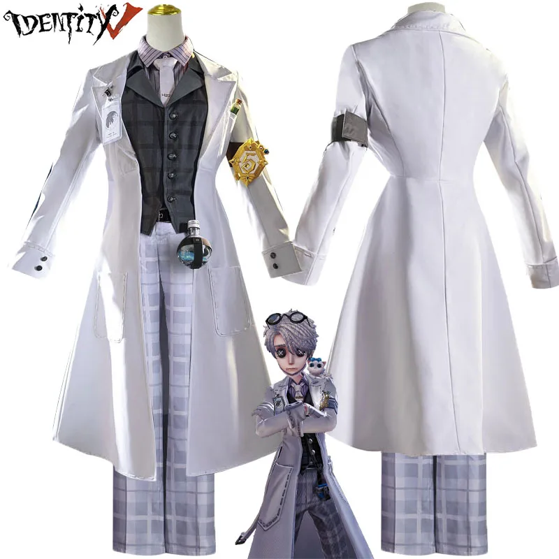 Aesop-Carl-Cosplay-Costumes-Game-Identity-V-Embalmer-Outfits-White ...